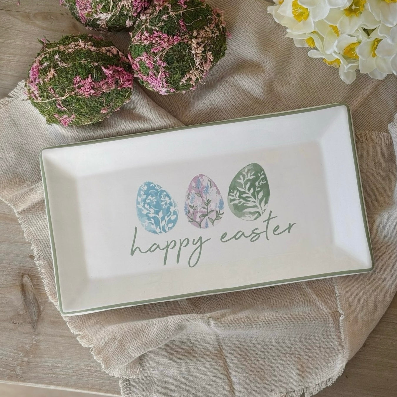 Happy Easter Platter – Daisy Daze Homeware